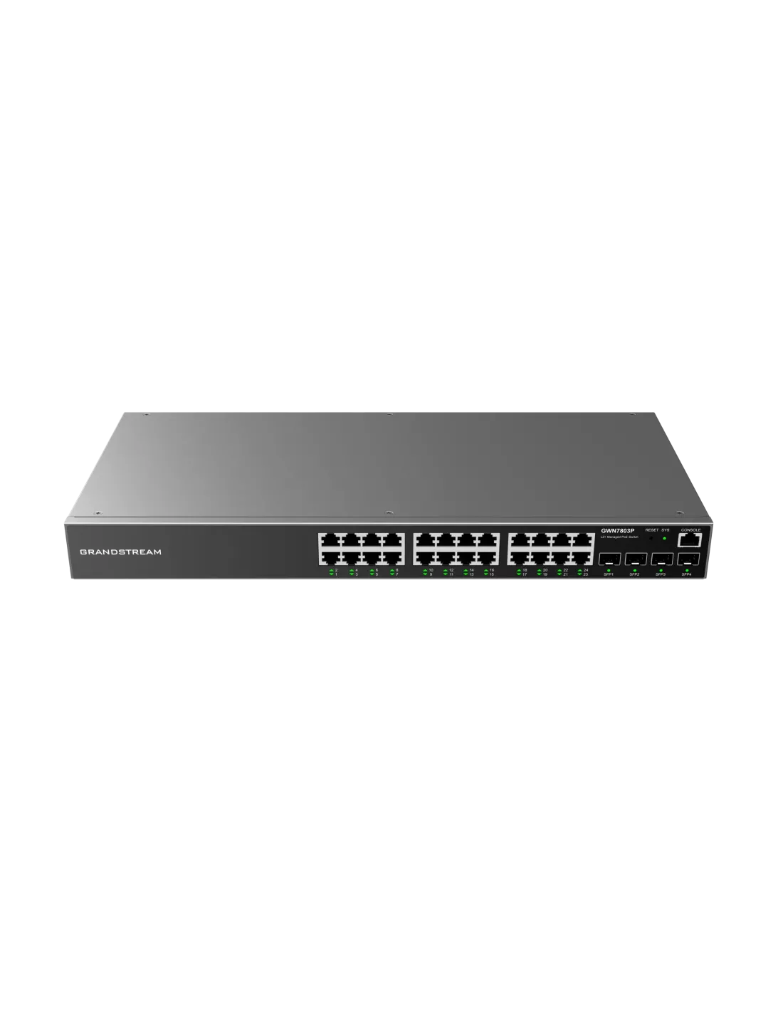 Grandstream Enterprise 24 port Managed GbE PoE+ Switch|GWN7803P | MiRO