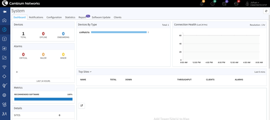 Quick Configuration Guide: Cambium Cnmatrix switch - MiRO